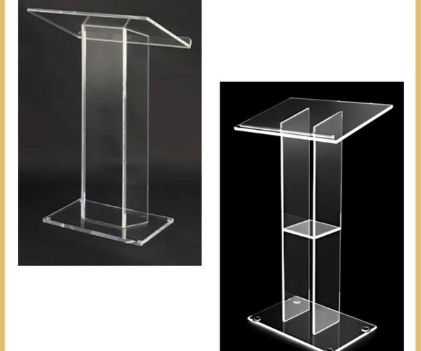 Acrylic Podiums for Events & Presentations | Sign and Display