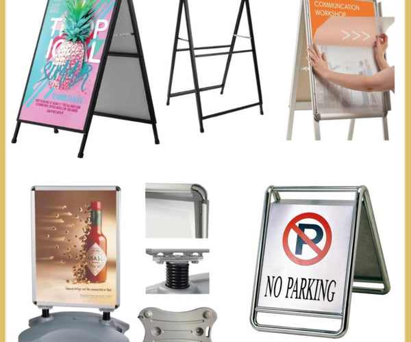 A Board Stands | Buy Folding Sidewalk Sign – Sandwich Board