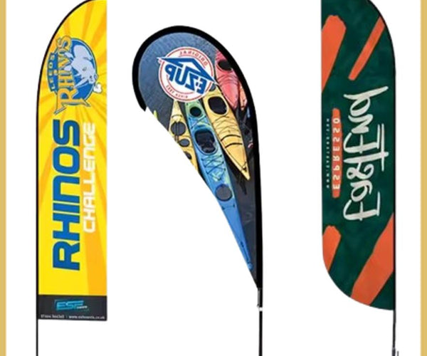 Flying Banner Stands | Buy Online in UAE – Sign and Display LLC