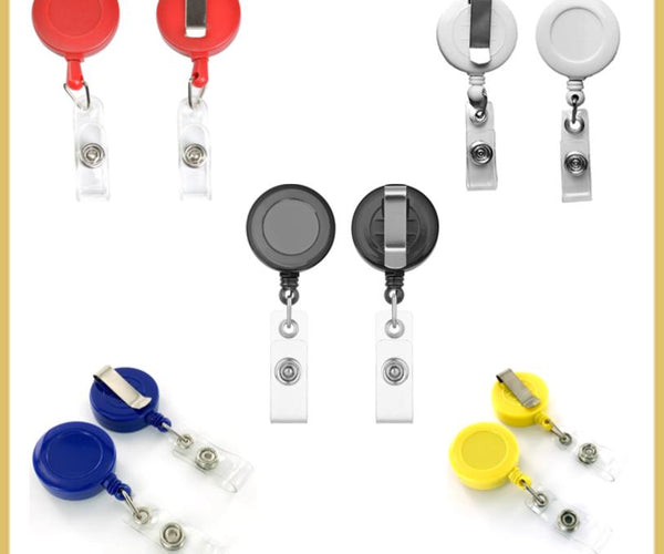 Retractable Reel Badges | Durable ID Badge Reel Clips