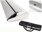 Single Side Roll Up Stand 300×200 cm | Chrome Caps Banner Stand